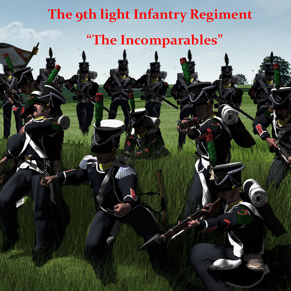 Napoleons 9th Light Infantry Regiment "The Incomparable - Daz Content ...