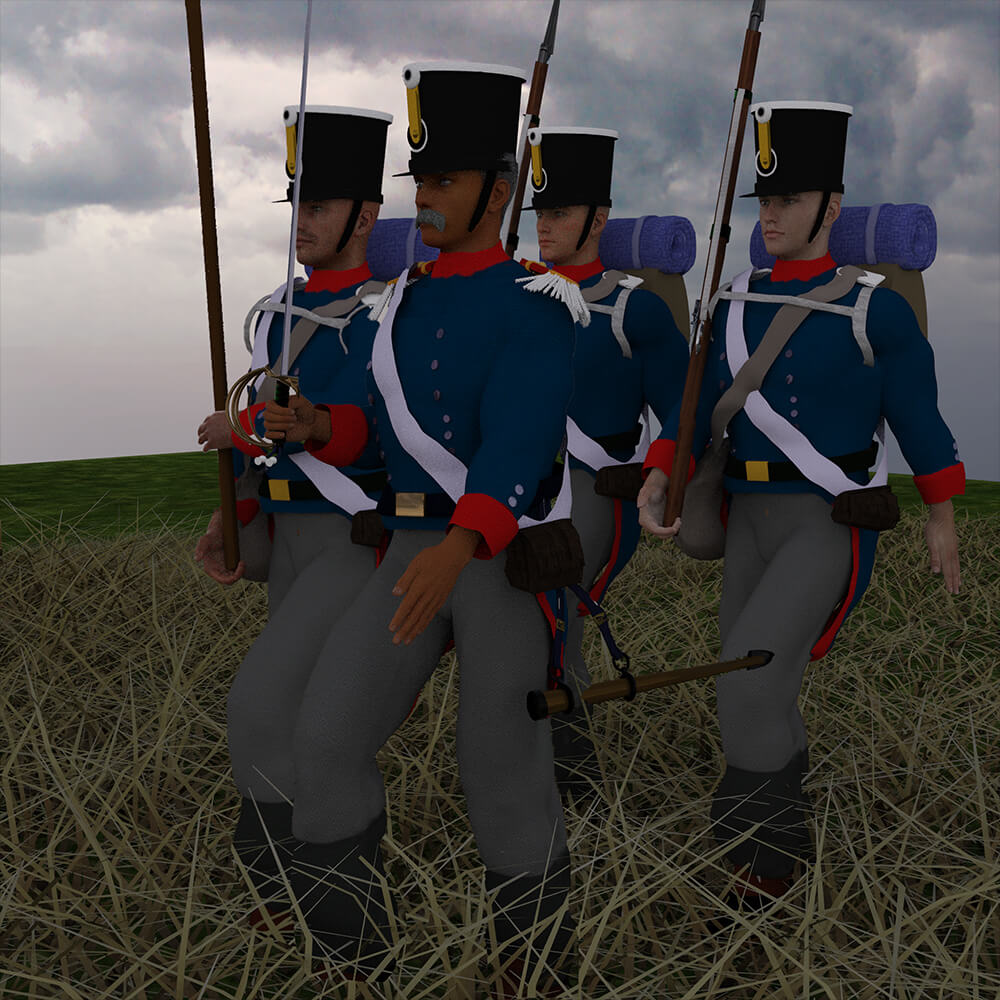 Prussian Line Infantry for Genesis 8 Male - Daz Content by skiblack732