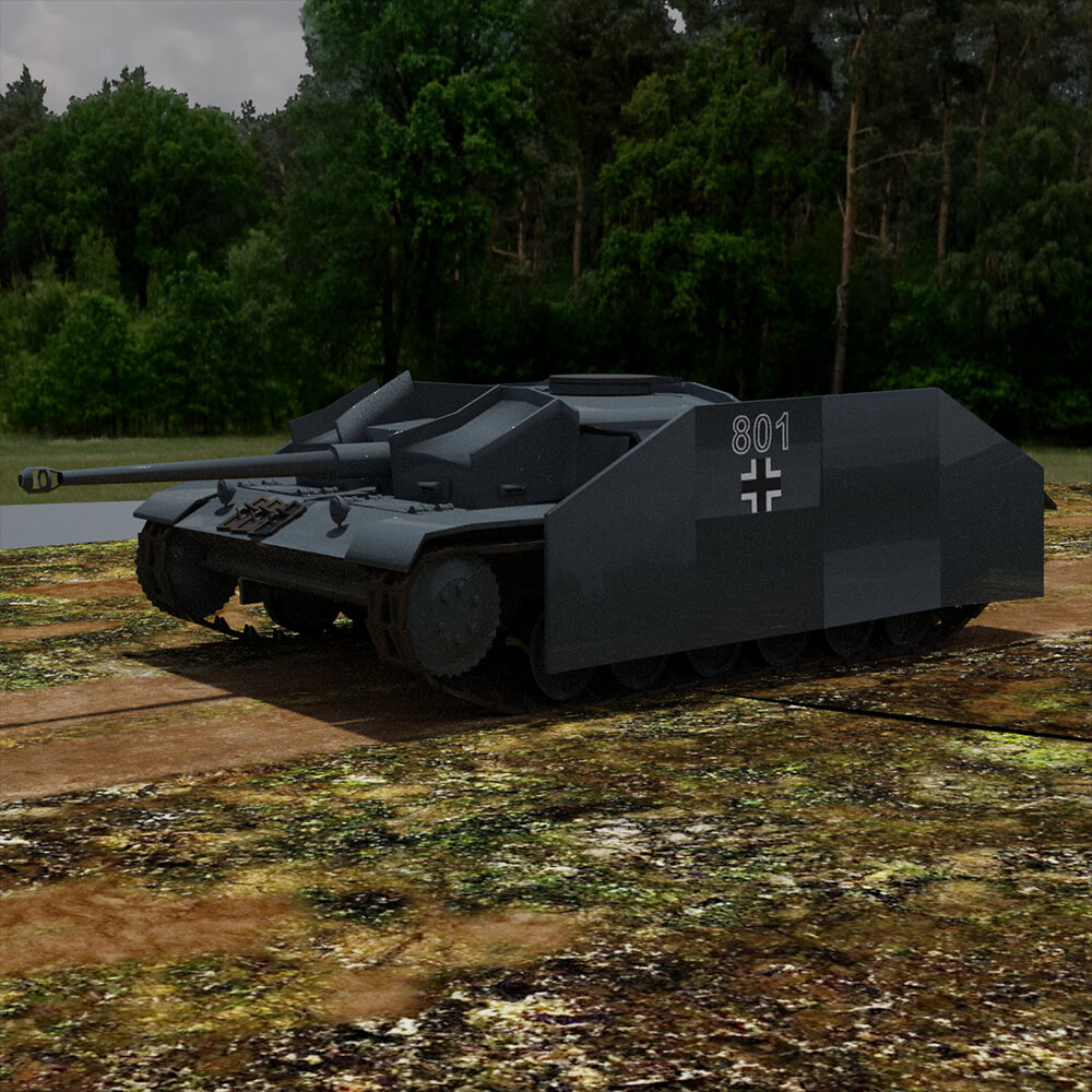 Sturmgeschütz III WWII German Assault Gun - Daz Content by skiblack732