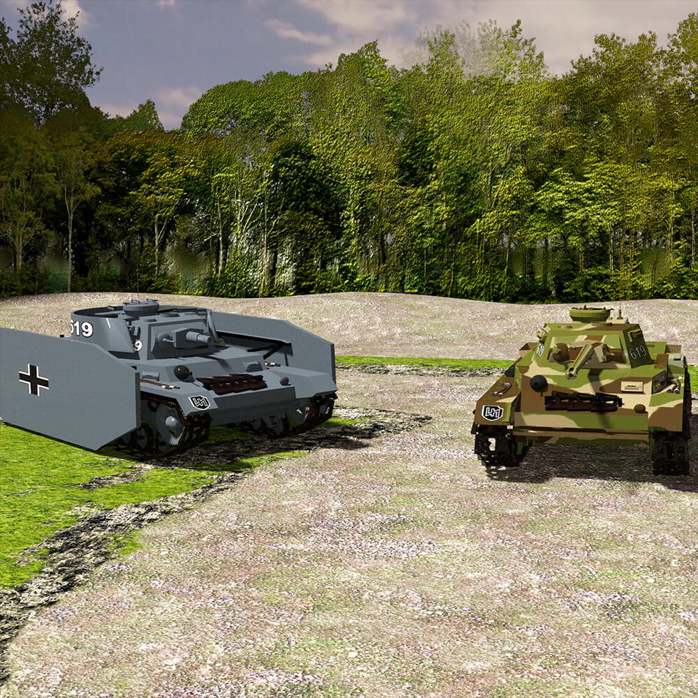 WW2 German PzKw IV Tank - Daz Content by skiblack732