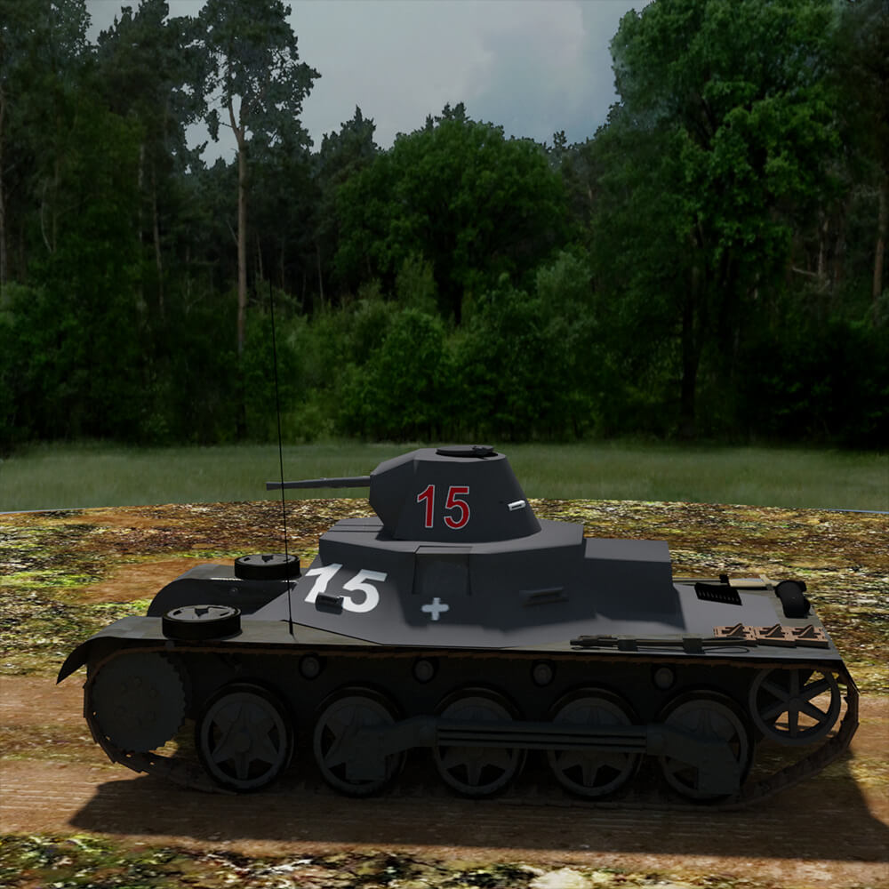 WWII German Panzerkampfwagen I - Daz Content by skiblack732