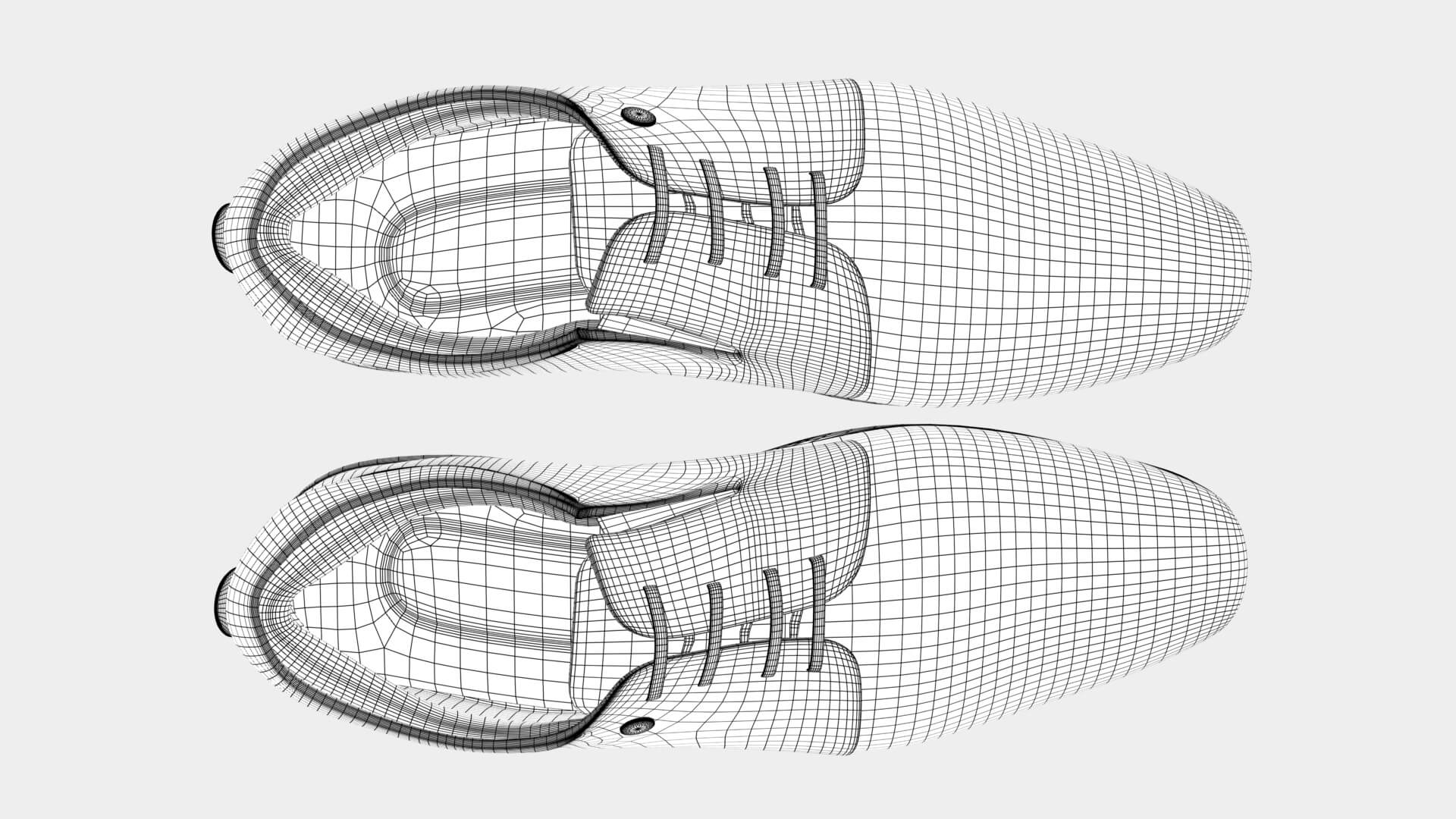 Casual Shoe 02 - 3D Model by Skica 3D