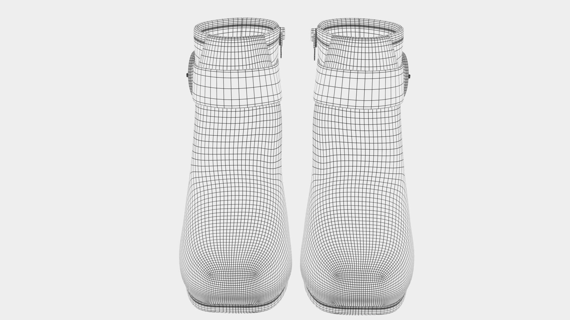 Women Boots 02 - 3D Model by Skica 3D