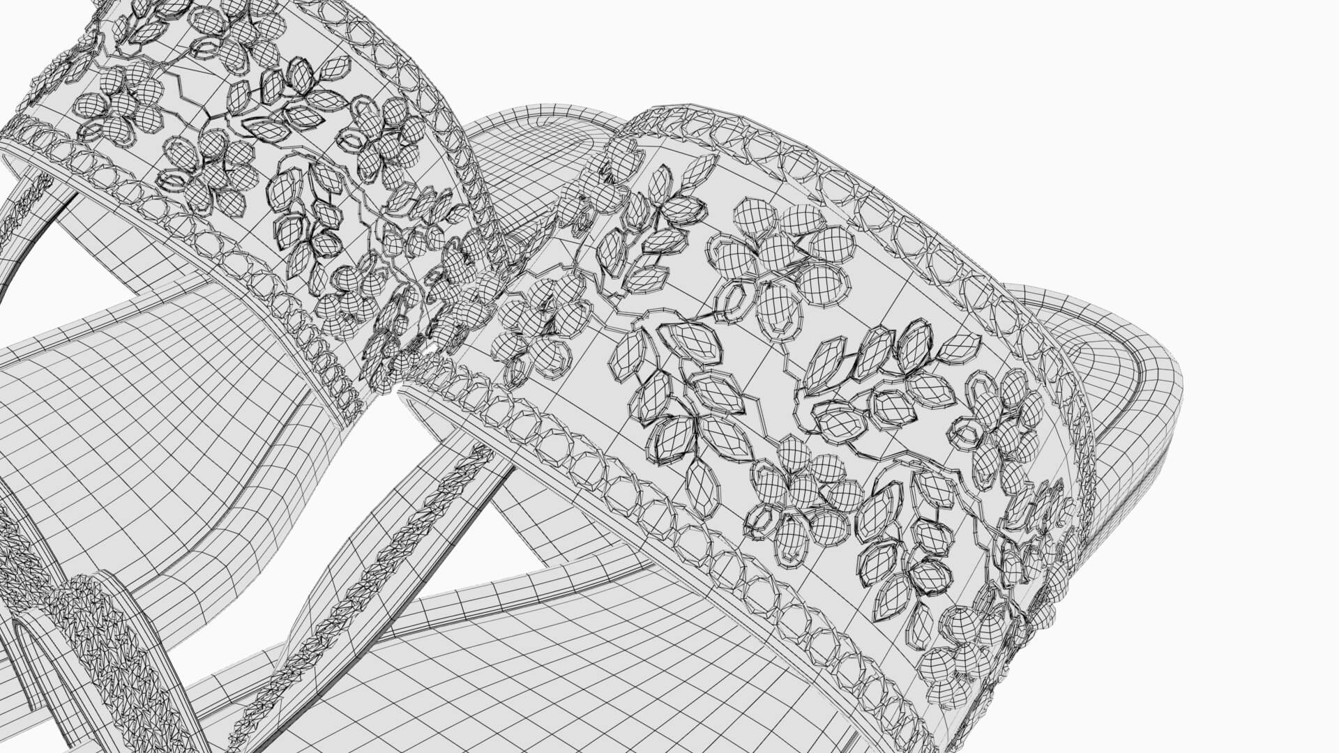 Women Slipper 02 - 3D Model by Skica 3D