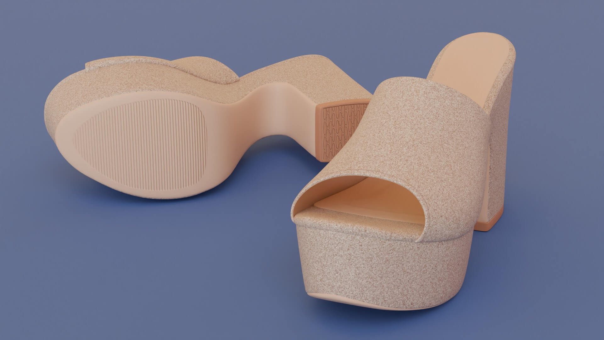 Women Slipper 05 - 3D Model by Skica 3D