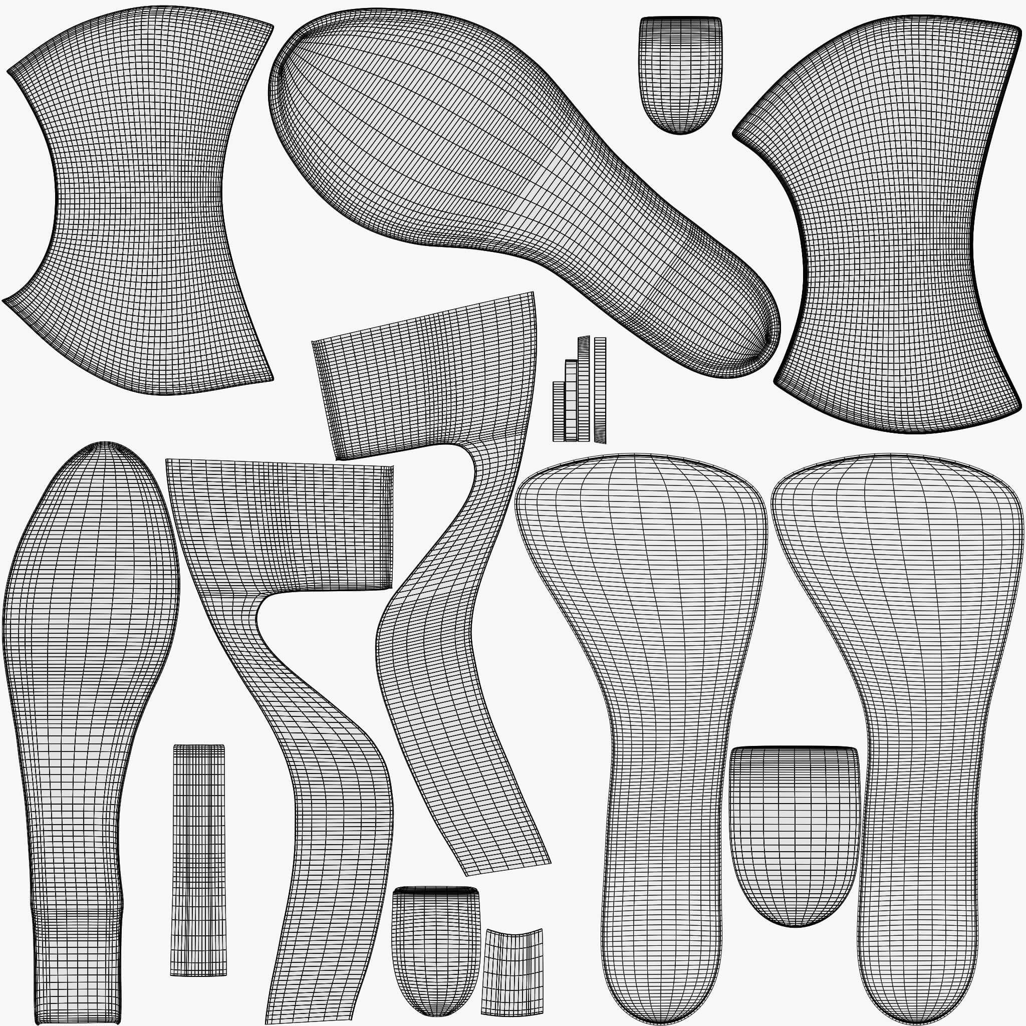 Women Slipper 05 - 3D Model by Skica 3D