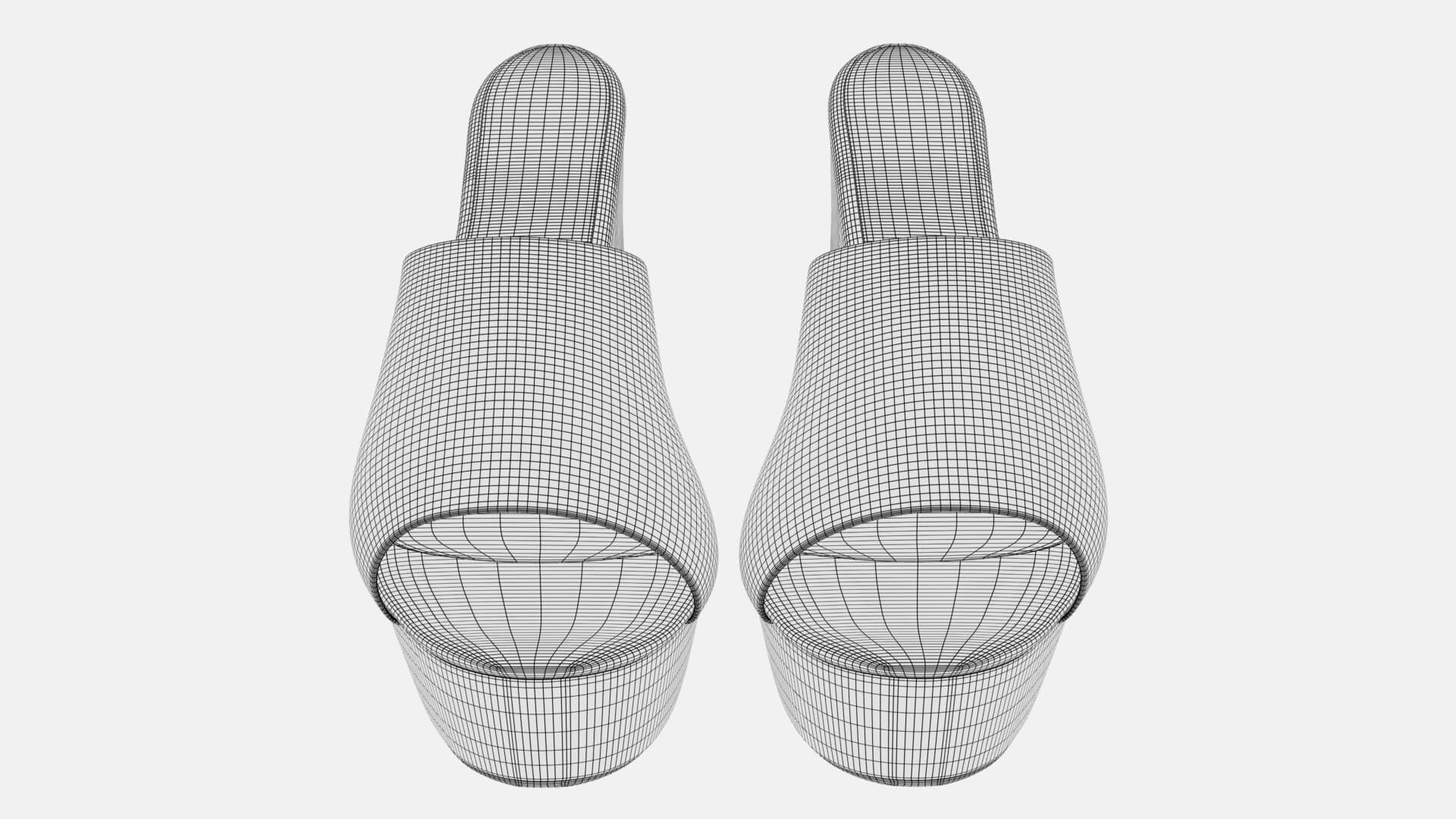 Women Slipper 05 - 3D Model by Skica 3D