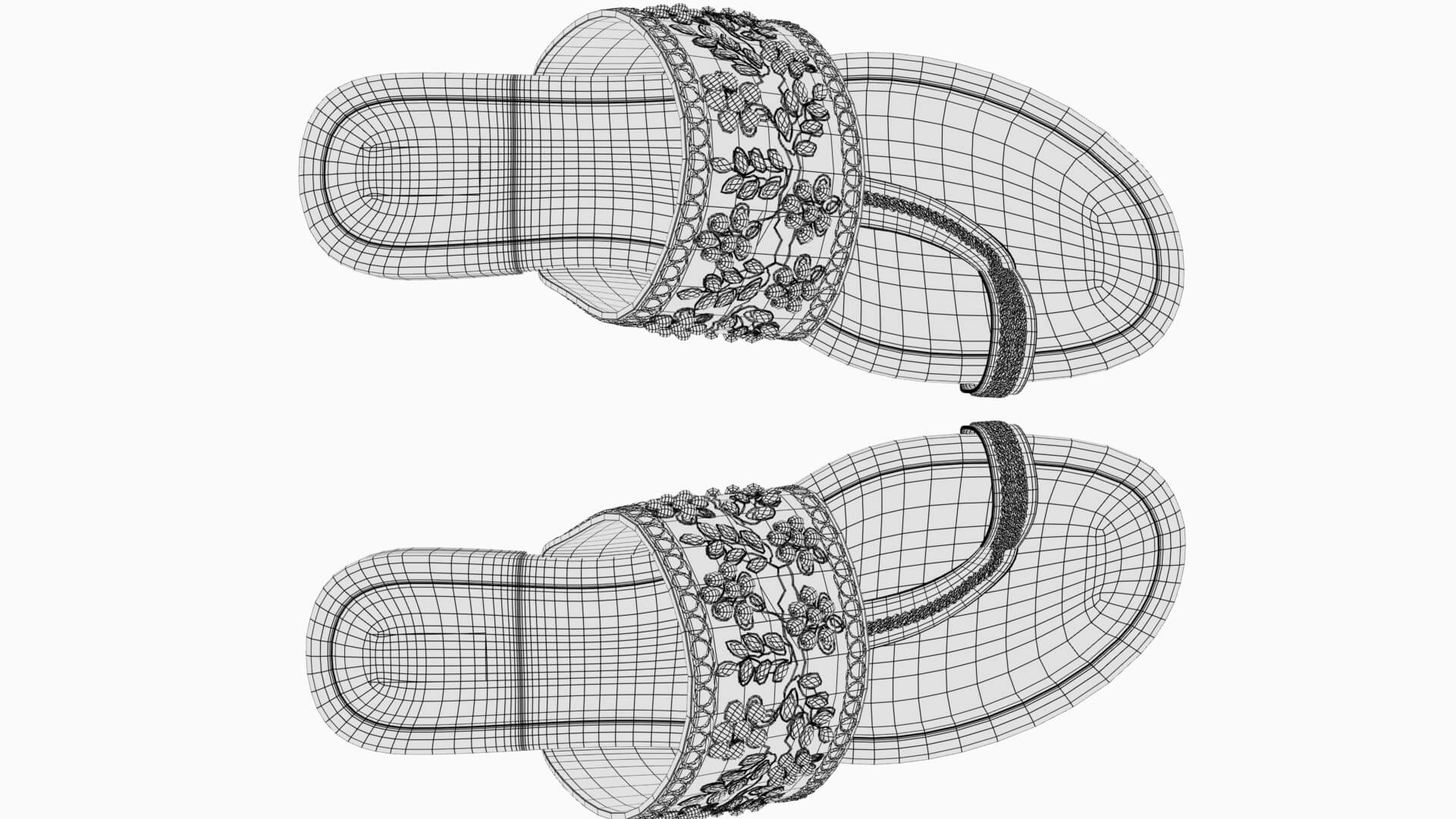 Women Slipper - 3D Model by Skica 3D