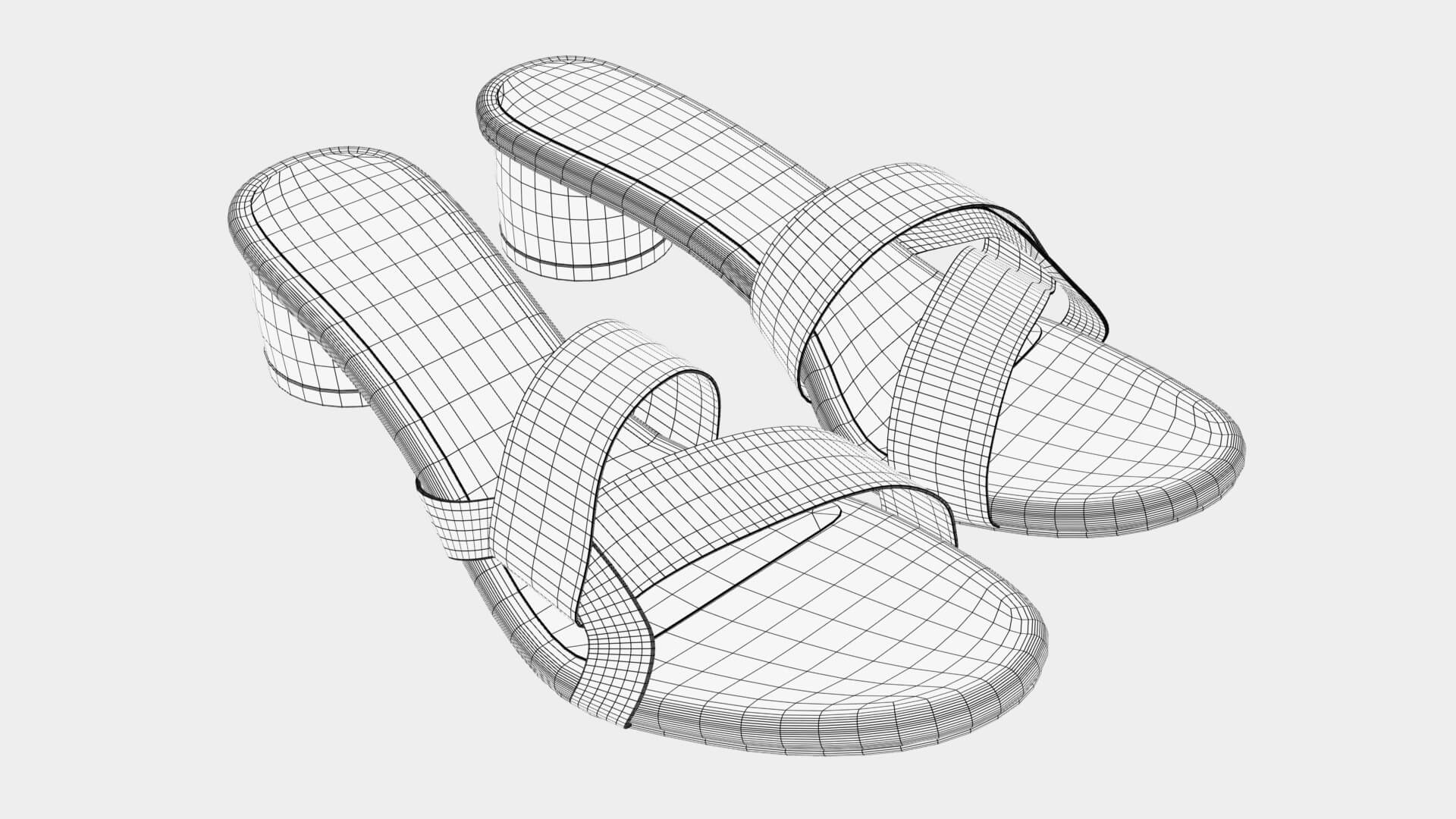 Women's Slipper 12 - 3D Model by Skica 3D