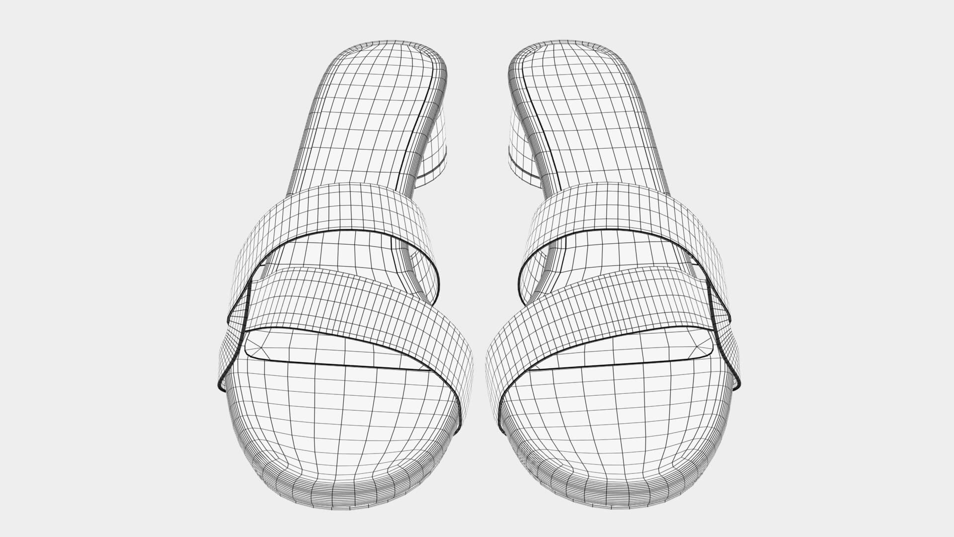 Women's Slipper 12 - 3D Model by Skica 3D