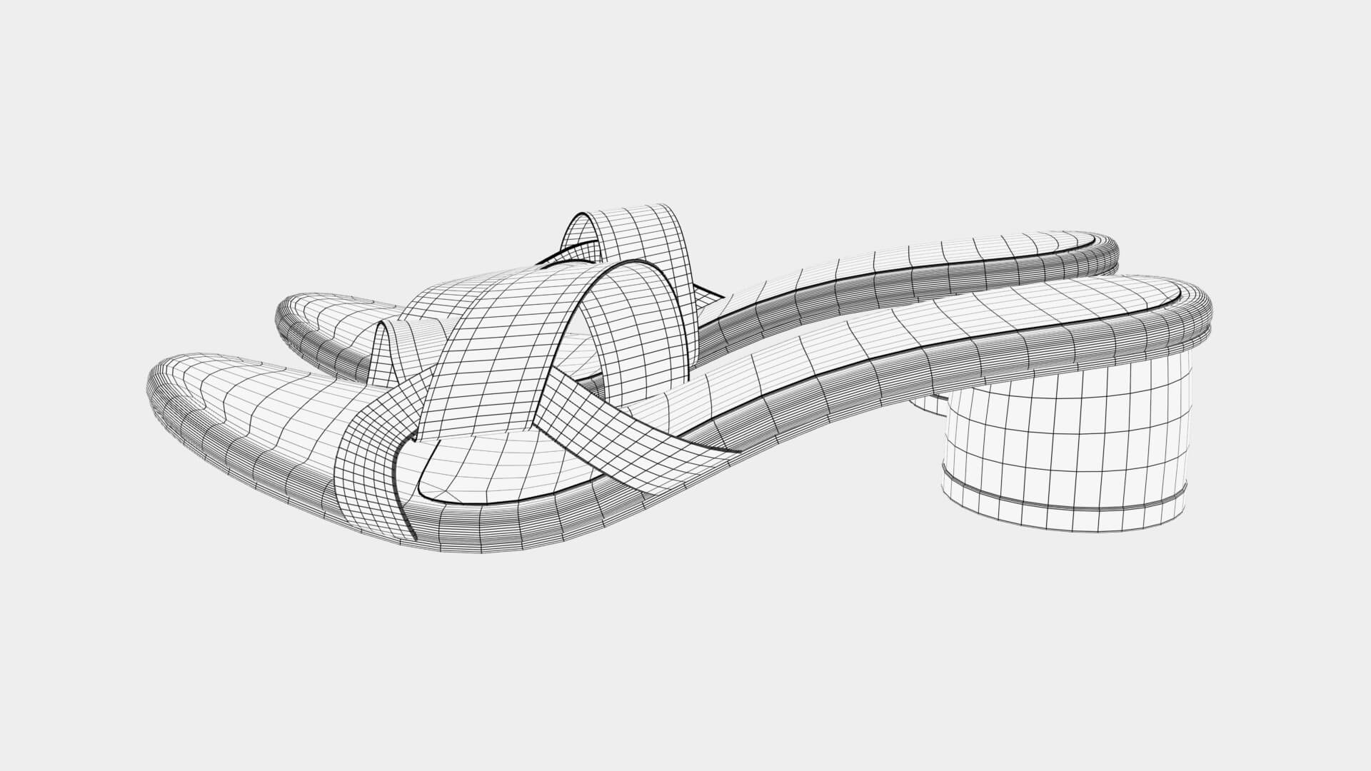 Women's Slipper 12 - 3D Model by Skica 3D