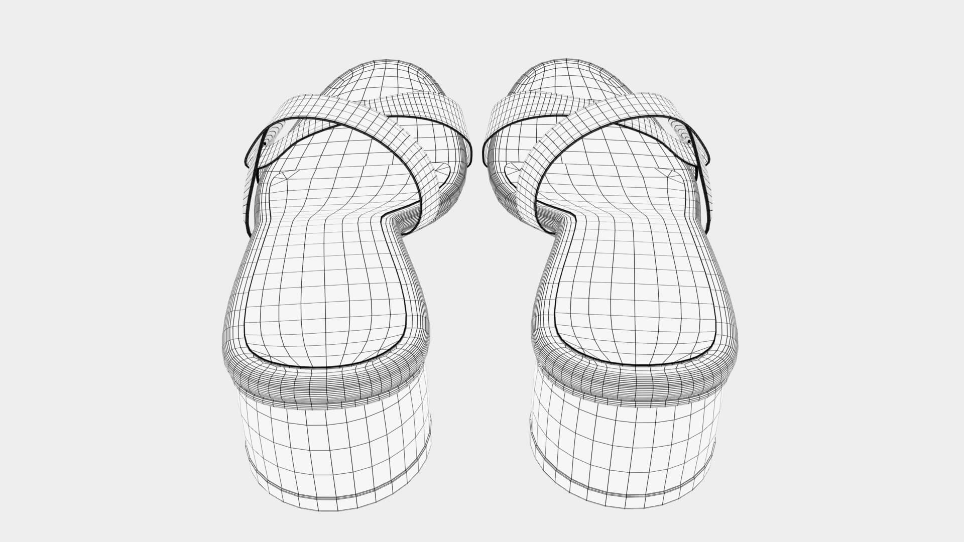 Women's Slipper 12 - 3D Model by Skica 3D