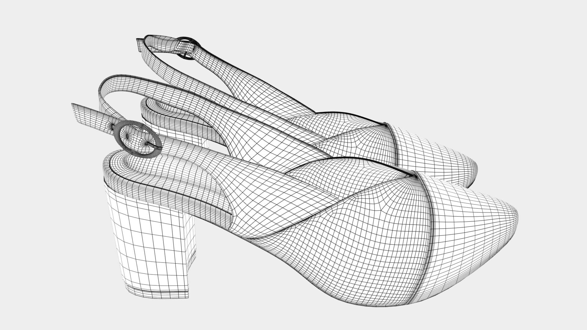 Women's Slipper 14 - 3D Model by Skica 3D