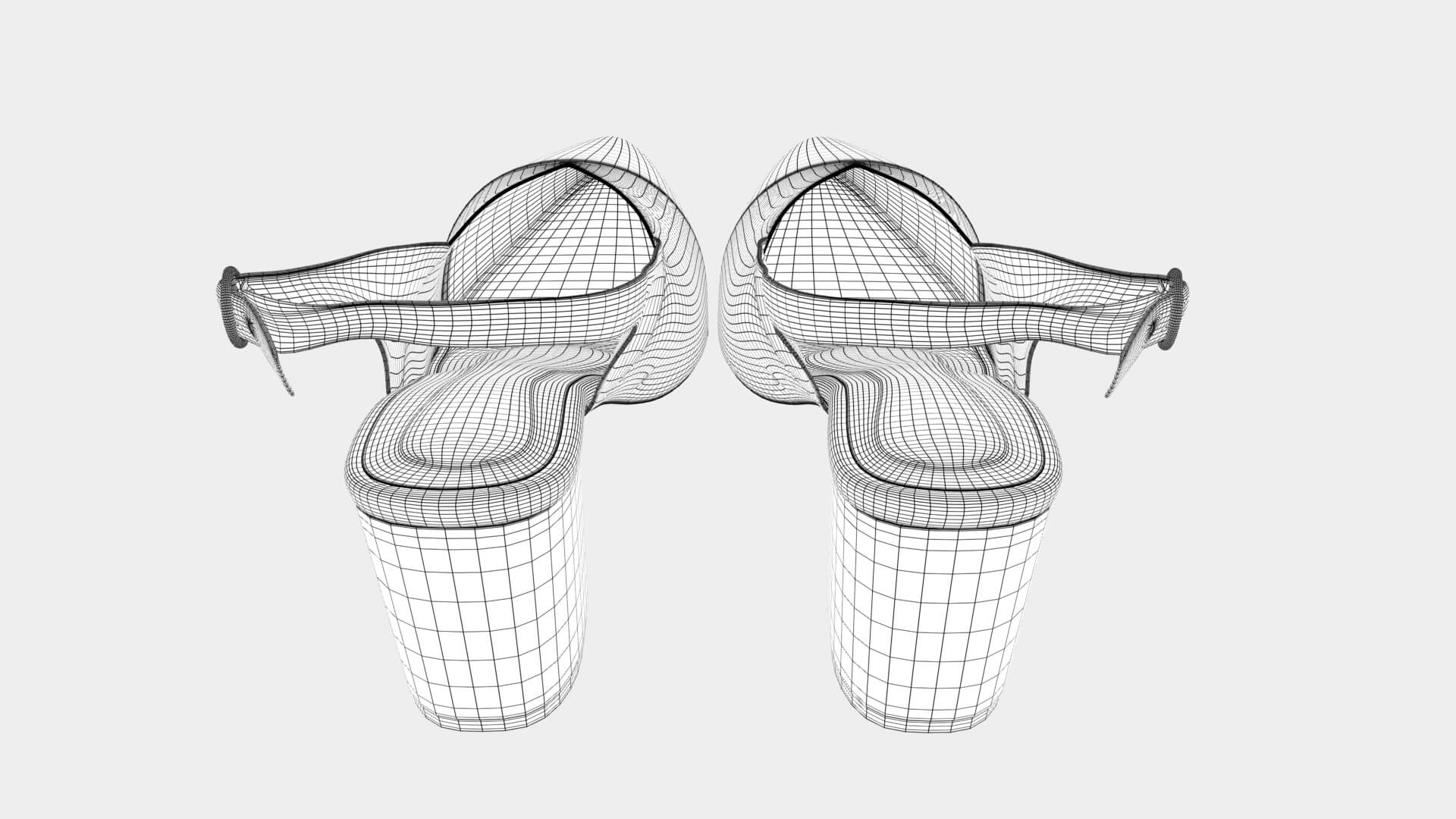Women's Slipper 14 - 3D Model by Skica 3D