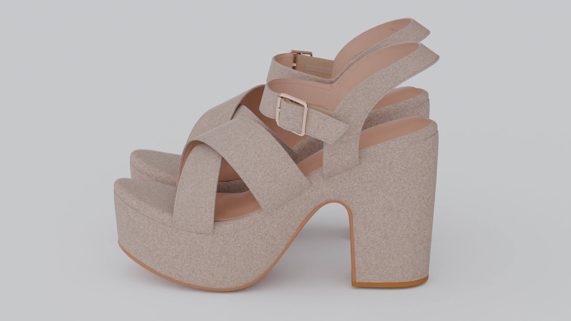 Women's Slipper 15 - 3D Model by Skica 3D