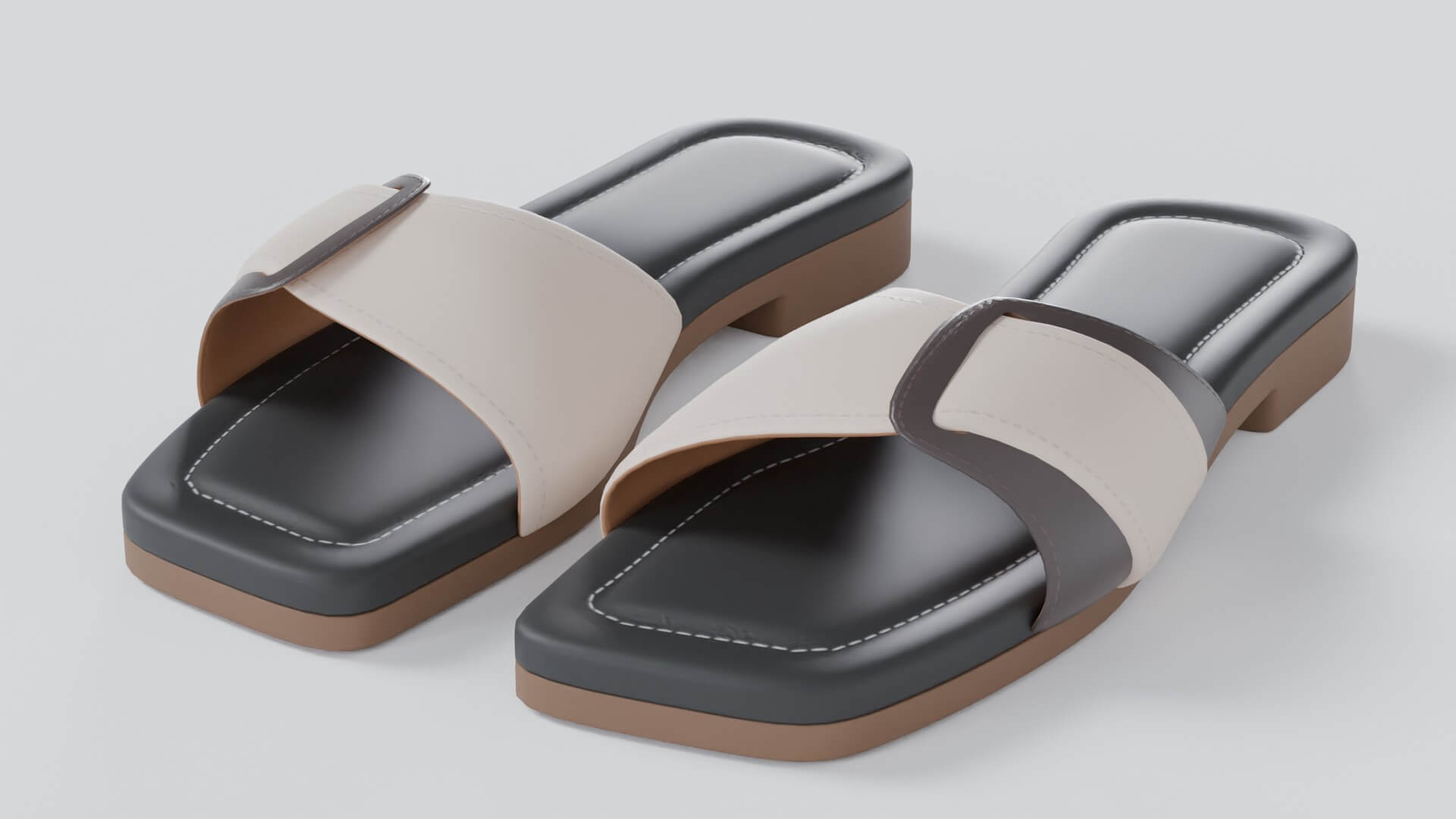 Women's Slipper 16 - 3D Model by Skica 3D