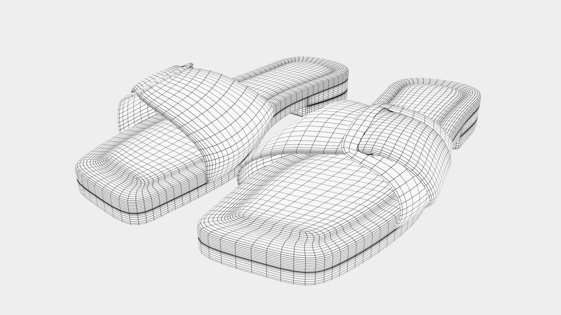 Women's Slipper 16 - 3D Model by Skica 3D