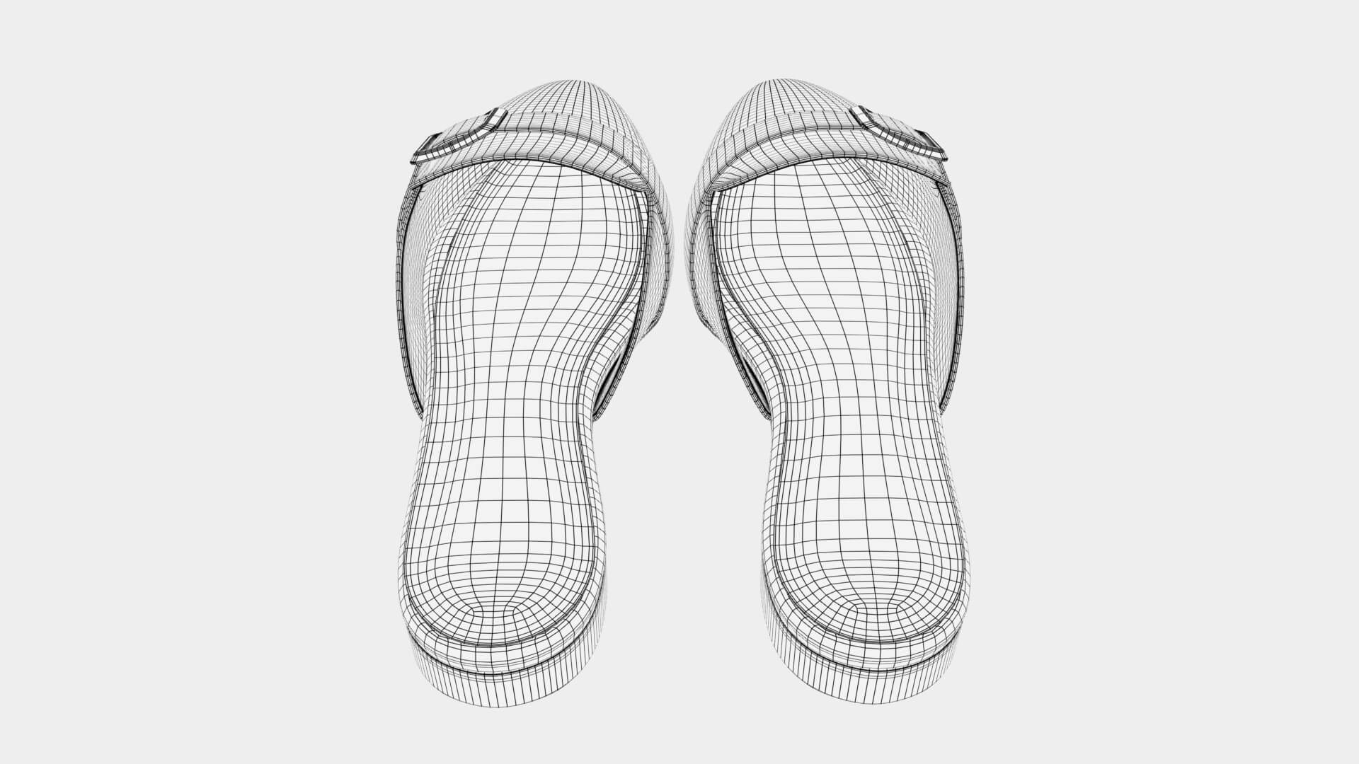 Women's Slipper 19 - 3D Model by Skica 3D