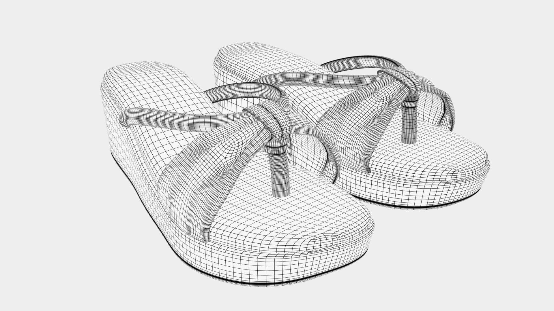 Women's Slipper 21 - 3D Model by Skica 3D