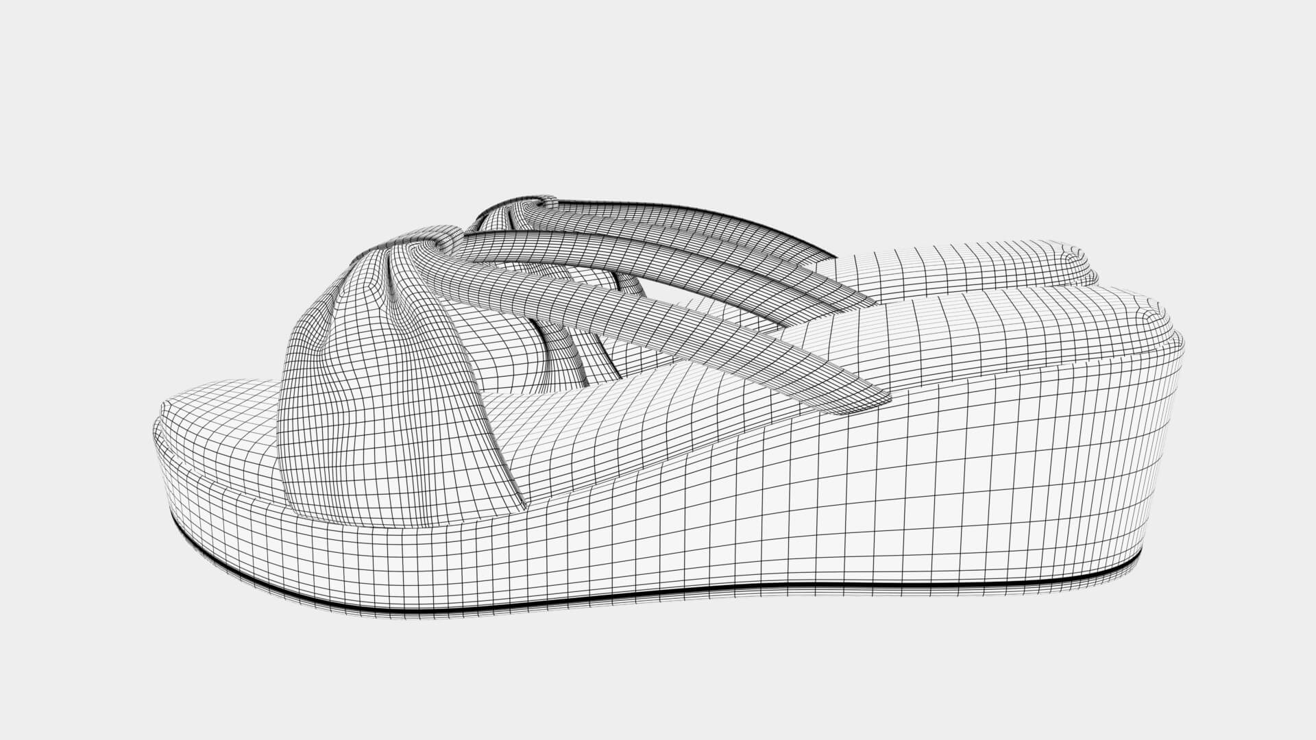 Women's Slipper 21 - 3D Model by Skica 3D