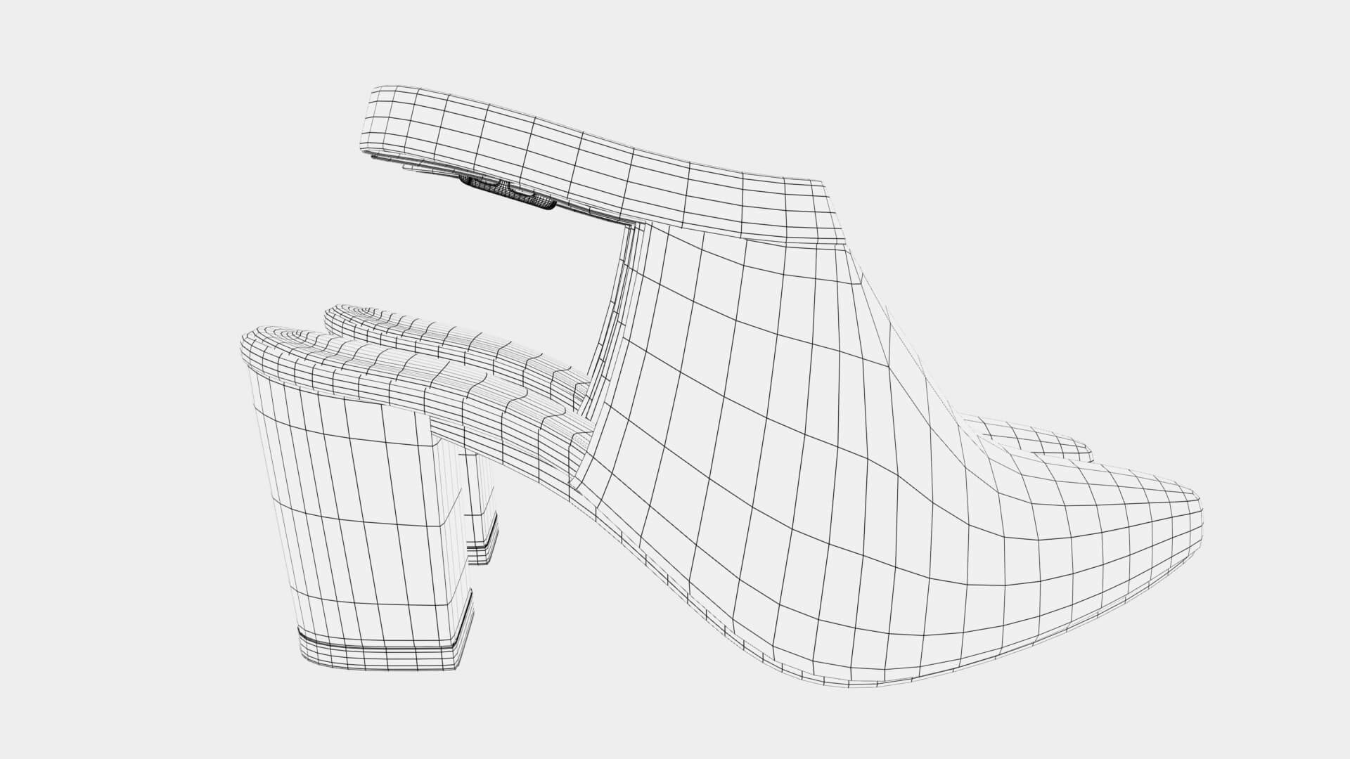 Women's Slipper 22 - 3D Model by Skica 3D