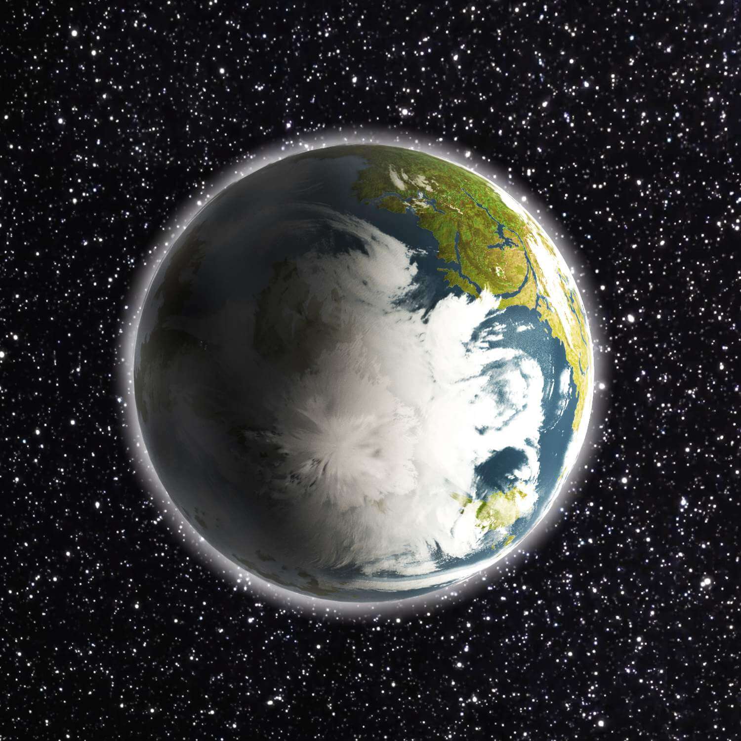 Alien Planet (Earth Type) - 3D Model by SkifX