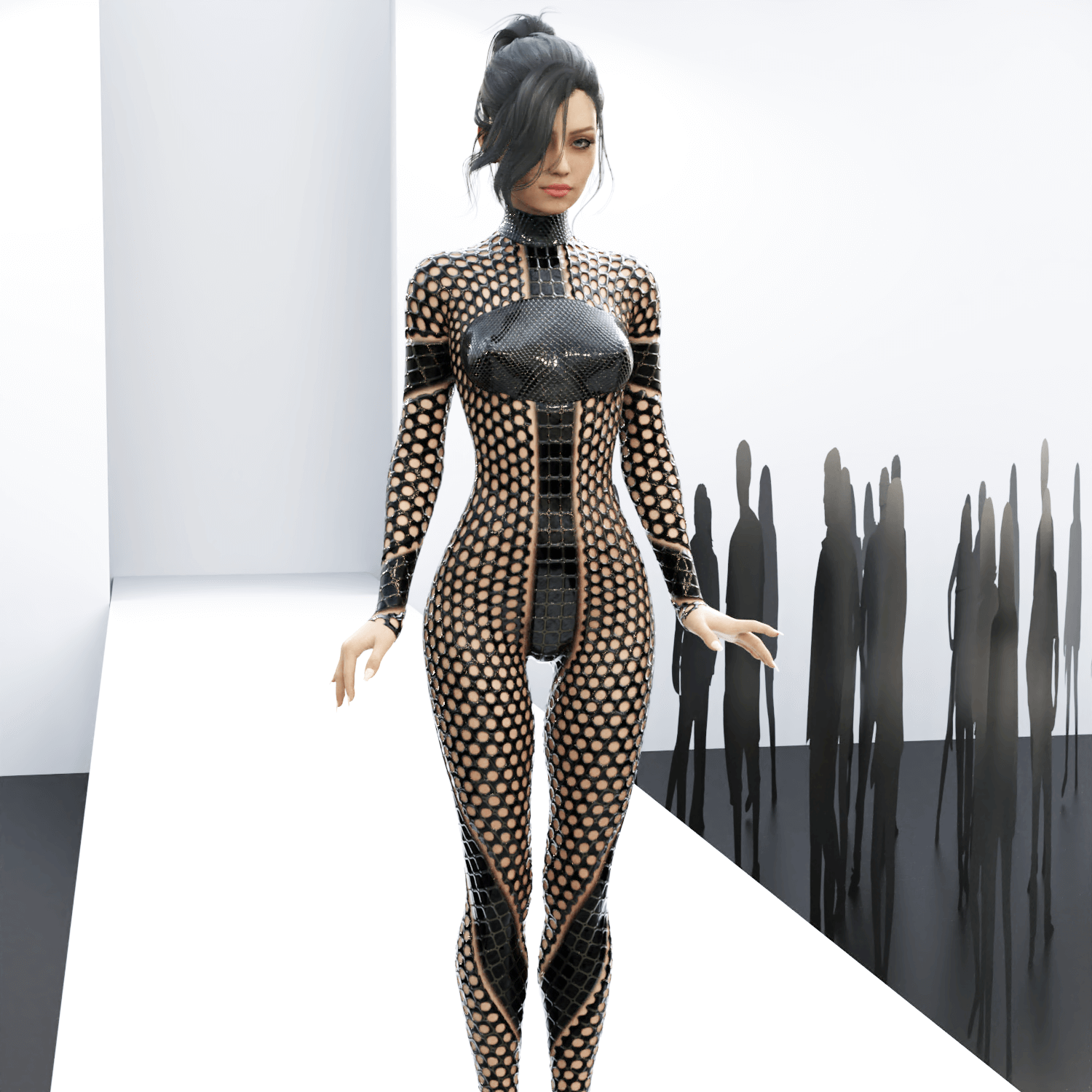 Hexasnake 3D Render, Digital Art by SkifX