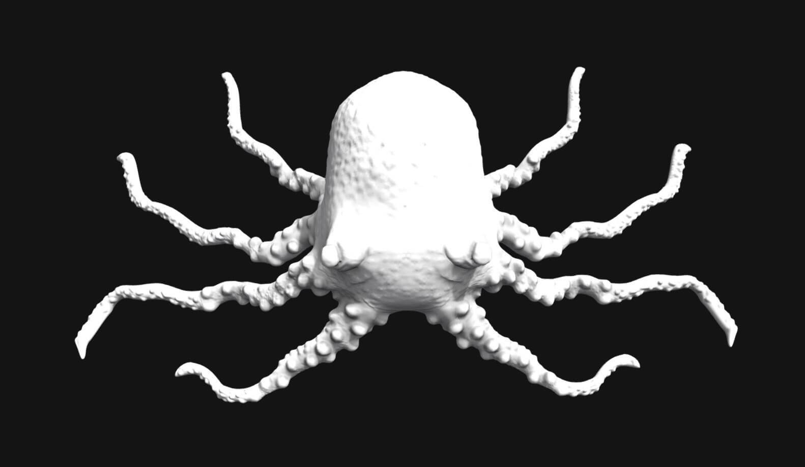 Octopus - 3D Model by SkifX