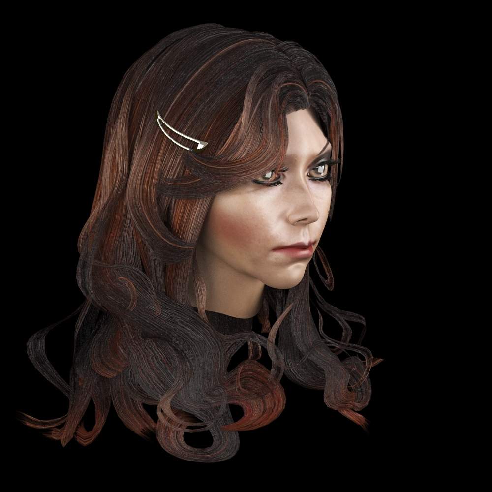 Woman's Hairstyles 5 Pack - 3D Model by SkifX