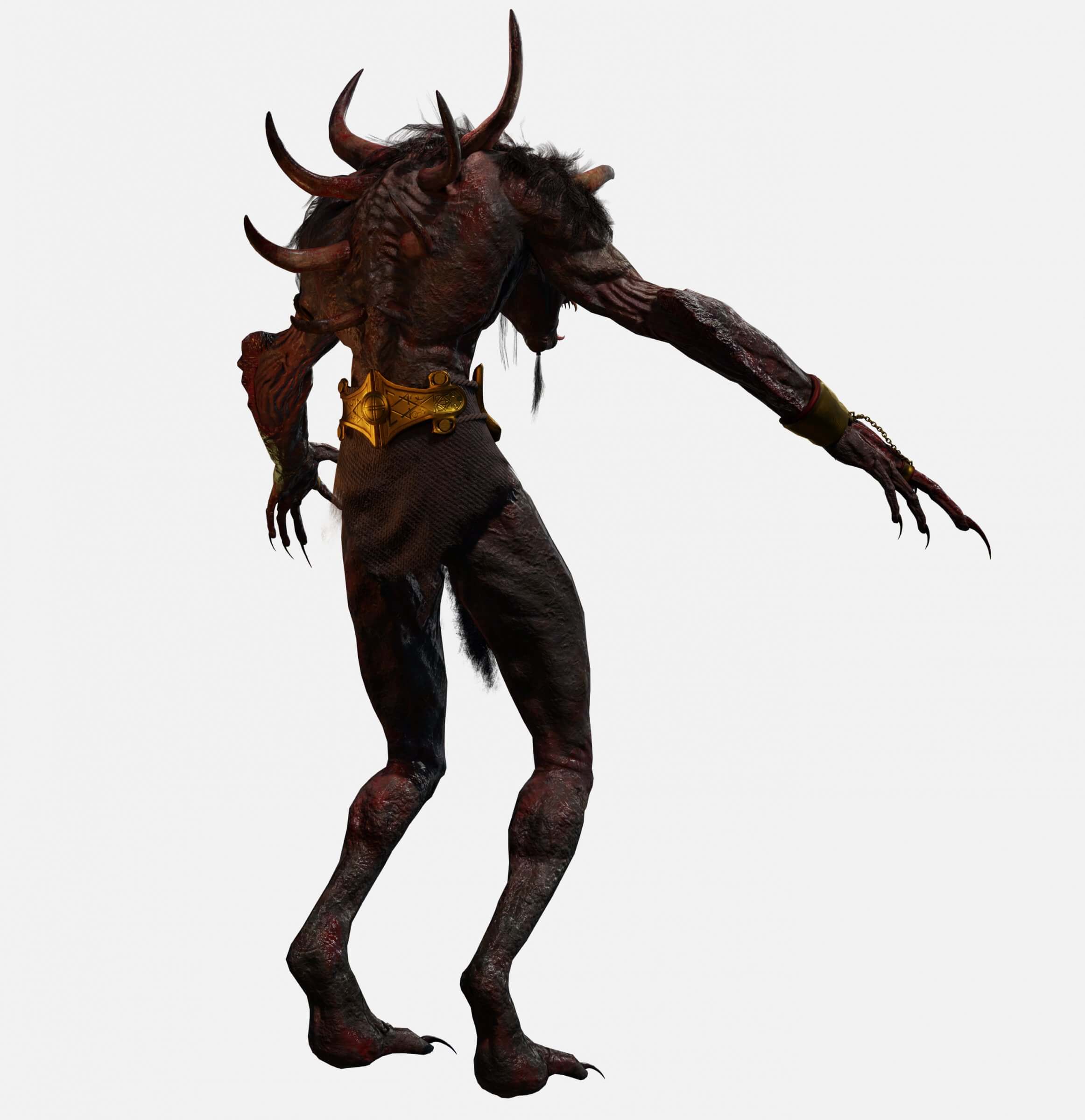 Celtic Demon Beast - 3D Model by SkinRender