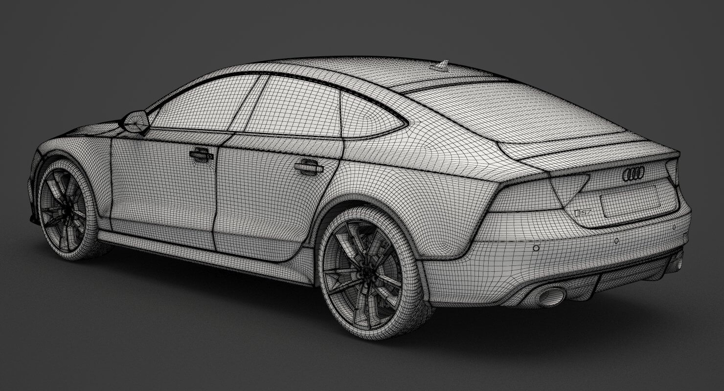 Audi RS7 Sportback 2016 - 3D Model by sky3ds