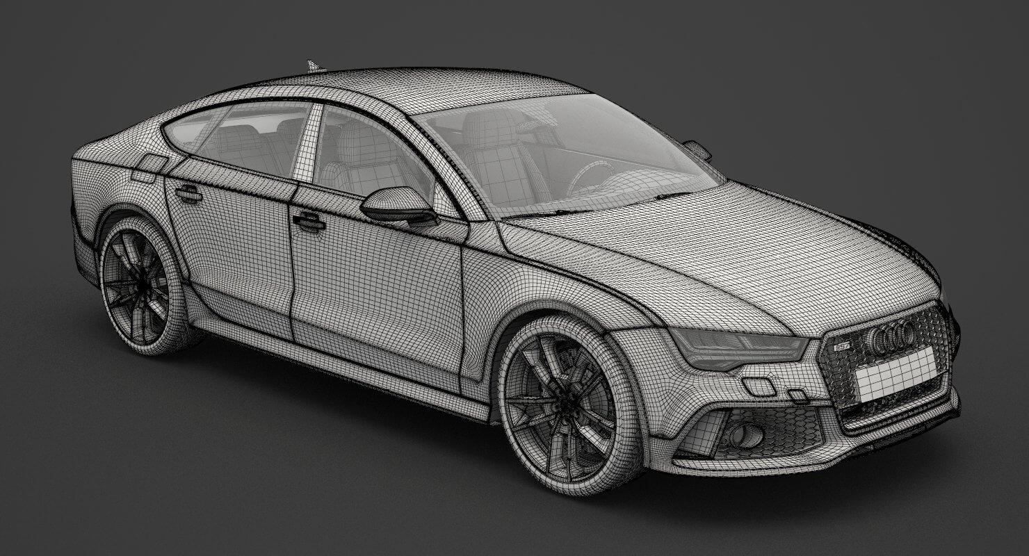 Audi RS7 Sportback 2016 - 3D Model by sky3ds