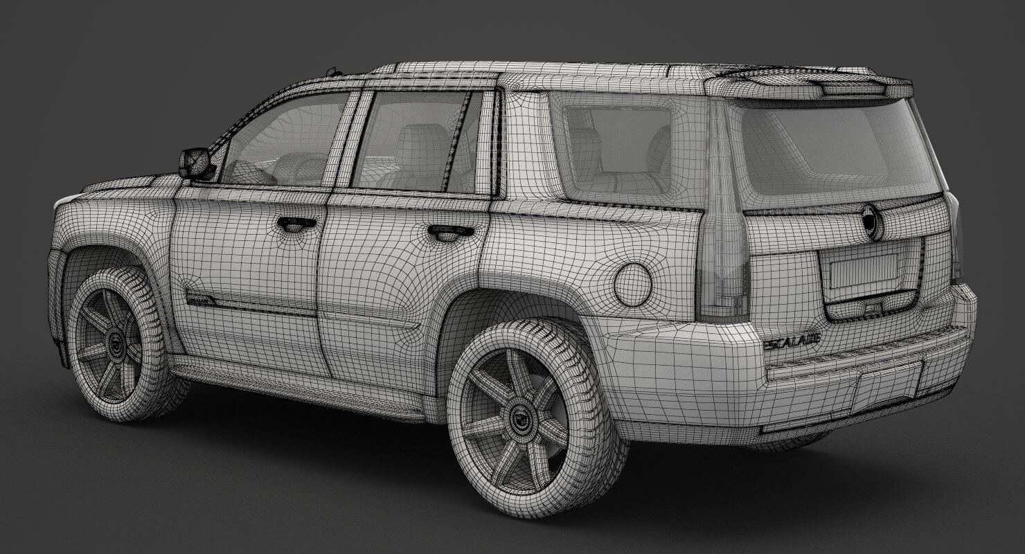 Cadillac Escalade ESV Platinum 2015 - 3D Model by sky3ds