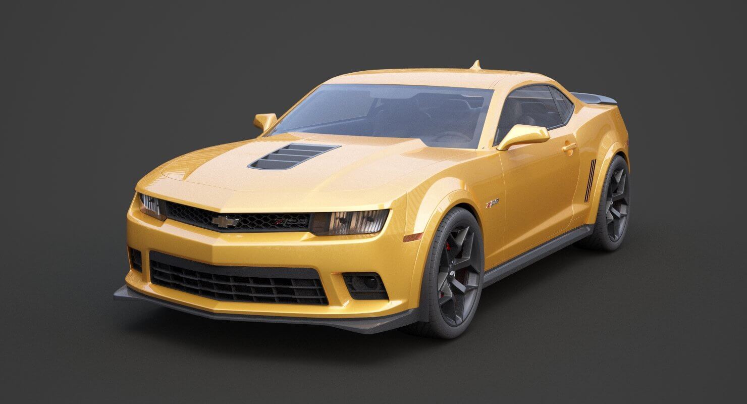 Chevrolet Camaro Z28 2014 - 3D Model by sky3ds