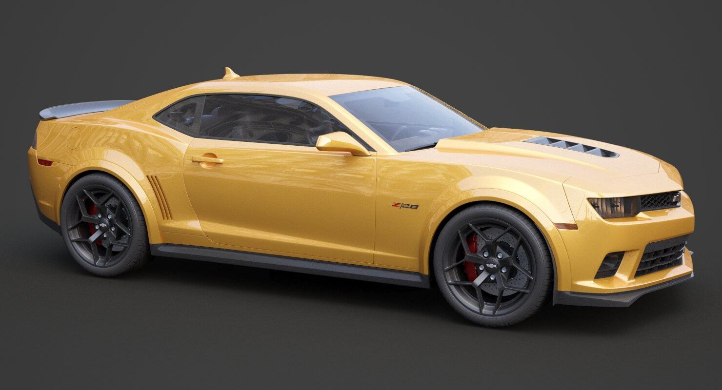 Chevrolet Camaro Z28 2014 - 3D Model by sky3ds