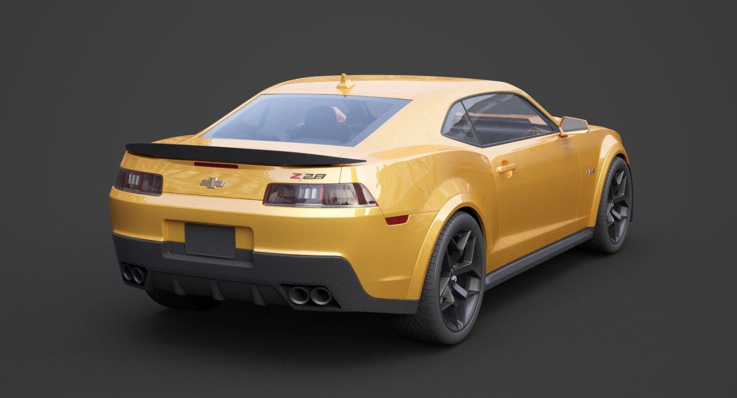 Chevrolet Camaro Z28 2014 - 3D Model by sky3ds
