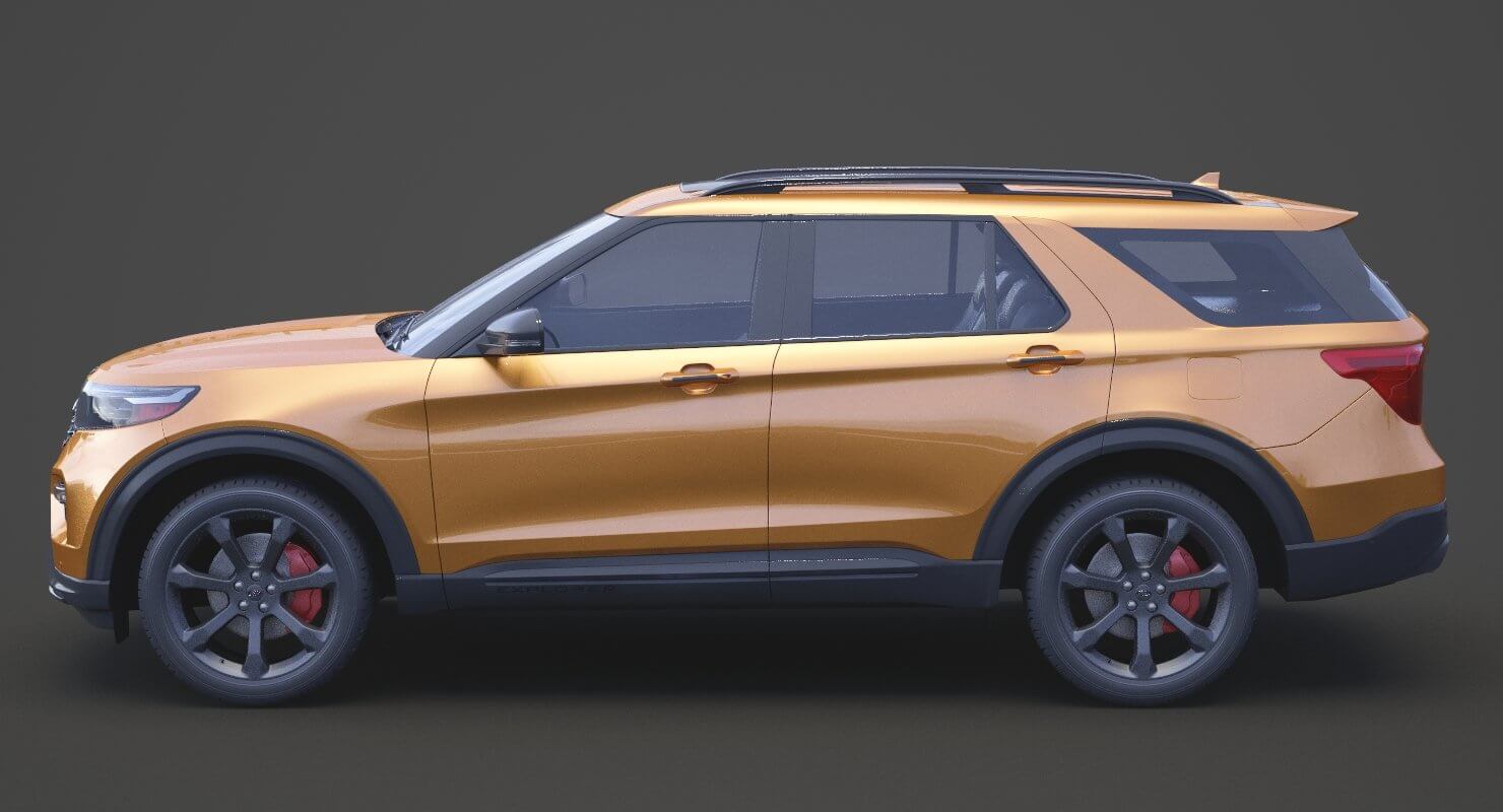 Ford Explorer ST 2020 - 3D Model by sky3ds