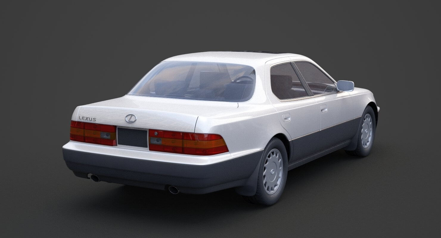 Lexus LS 400 1989 - 3D Model by sky3ds