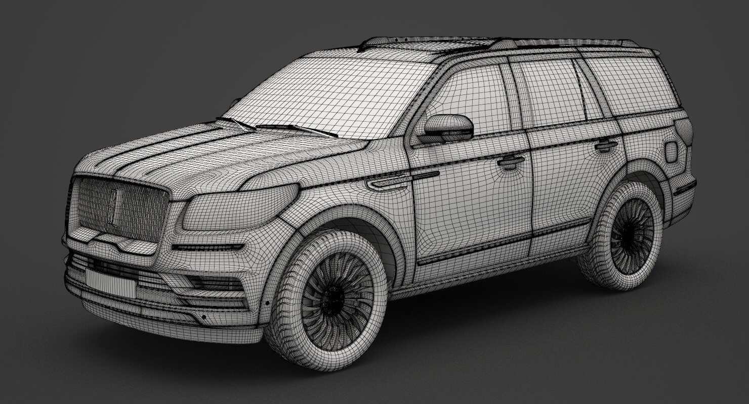 Lincoln Navigator Black Label 2017 - 3D Model by sky3ds