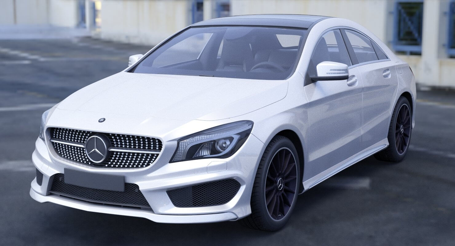 Mercedes-Benz CLA-class AMG 2014 3D Model by sky3ds