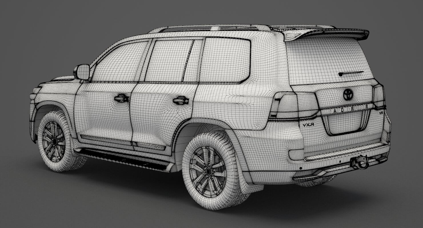 Toyota Land Cruiser 2016 - 3D Model by sky3ds