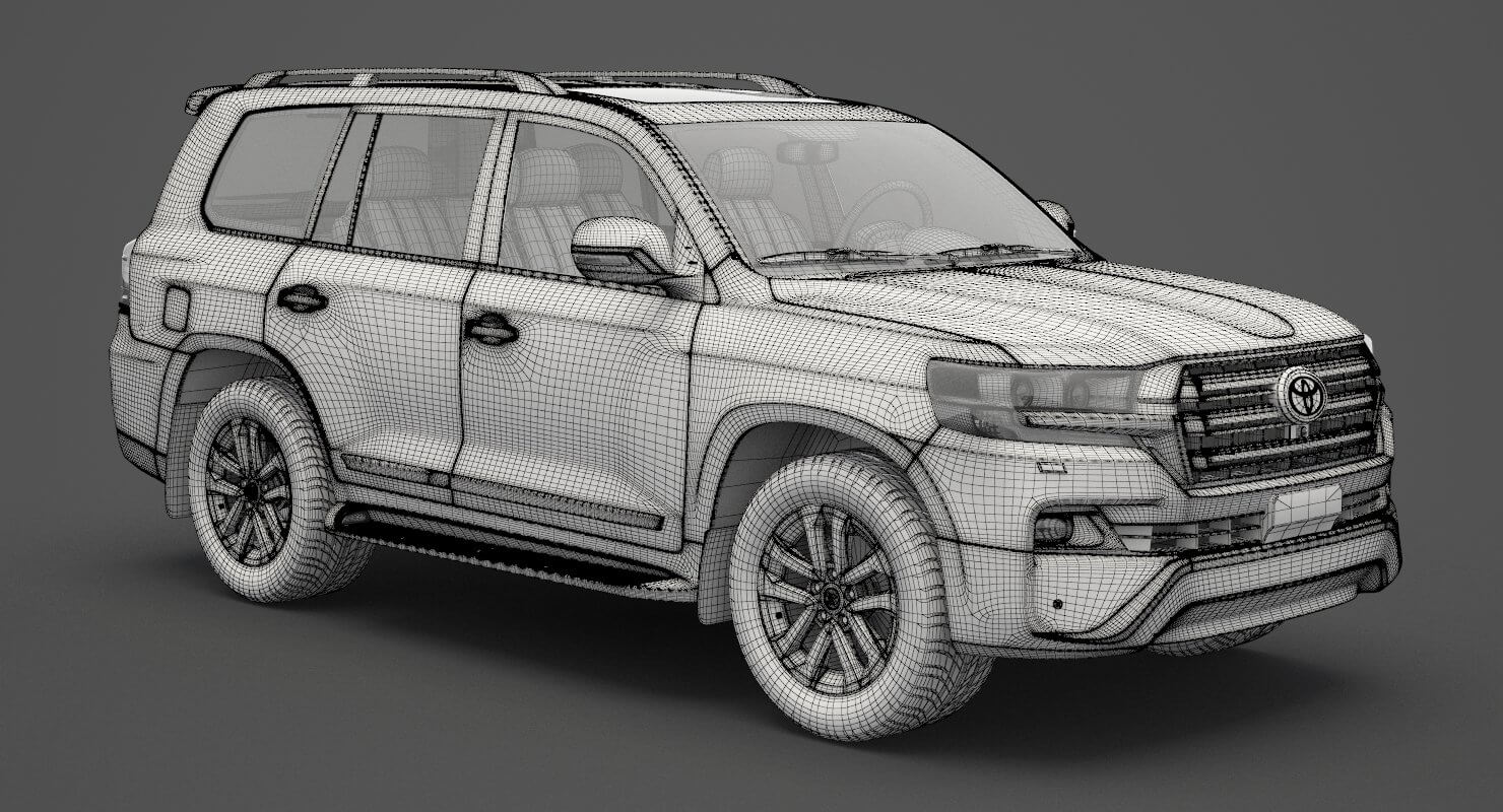 Toyota Land Cruiser 2016 - 3D Model by sky3ds