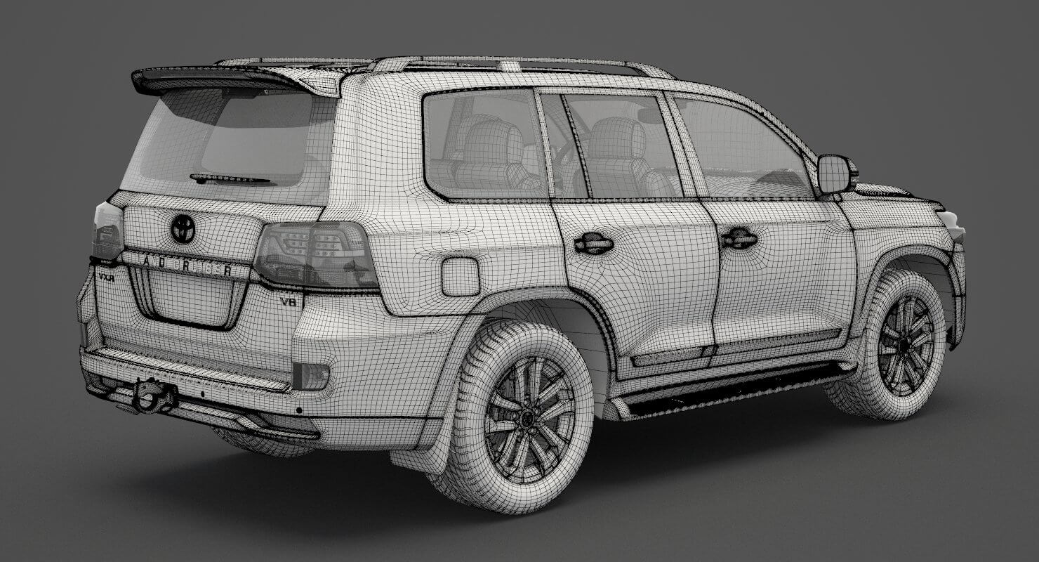 Toyota Land Cruiser 2016 - 3D Model by sky3ds