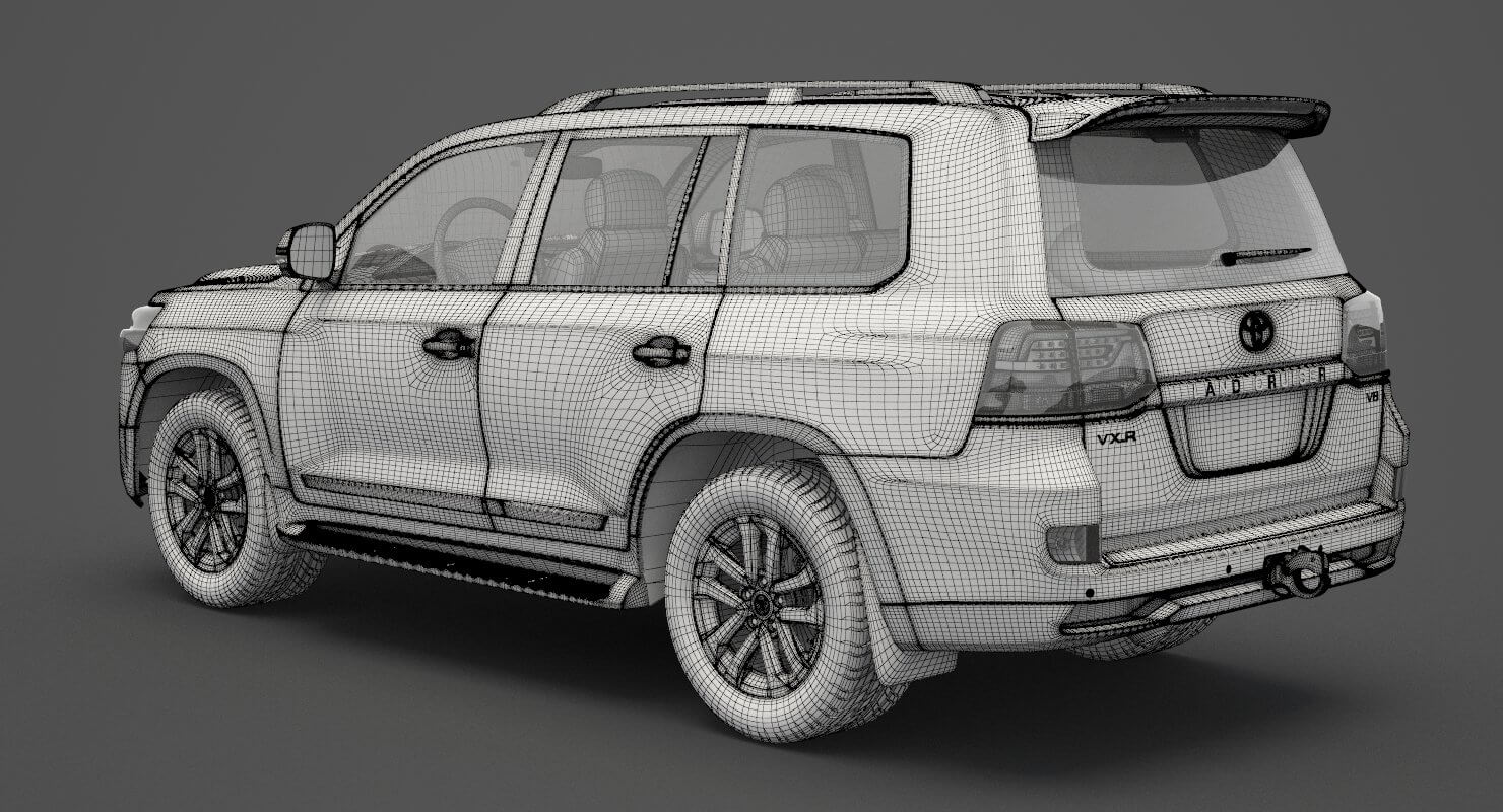 Toyota Land Cruiser 2016 - 3D Model by sky3ds