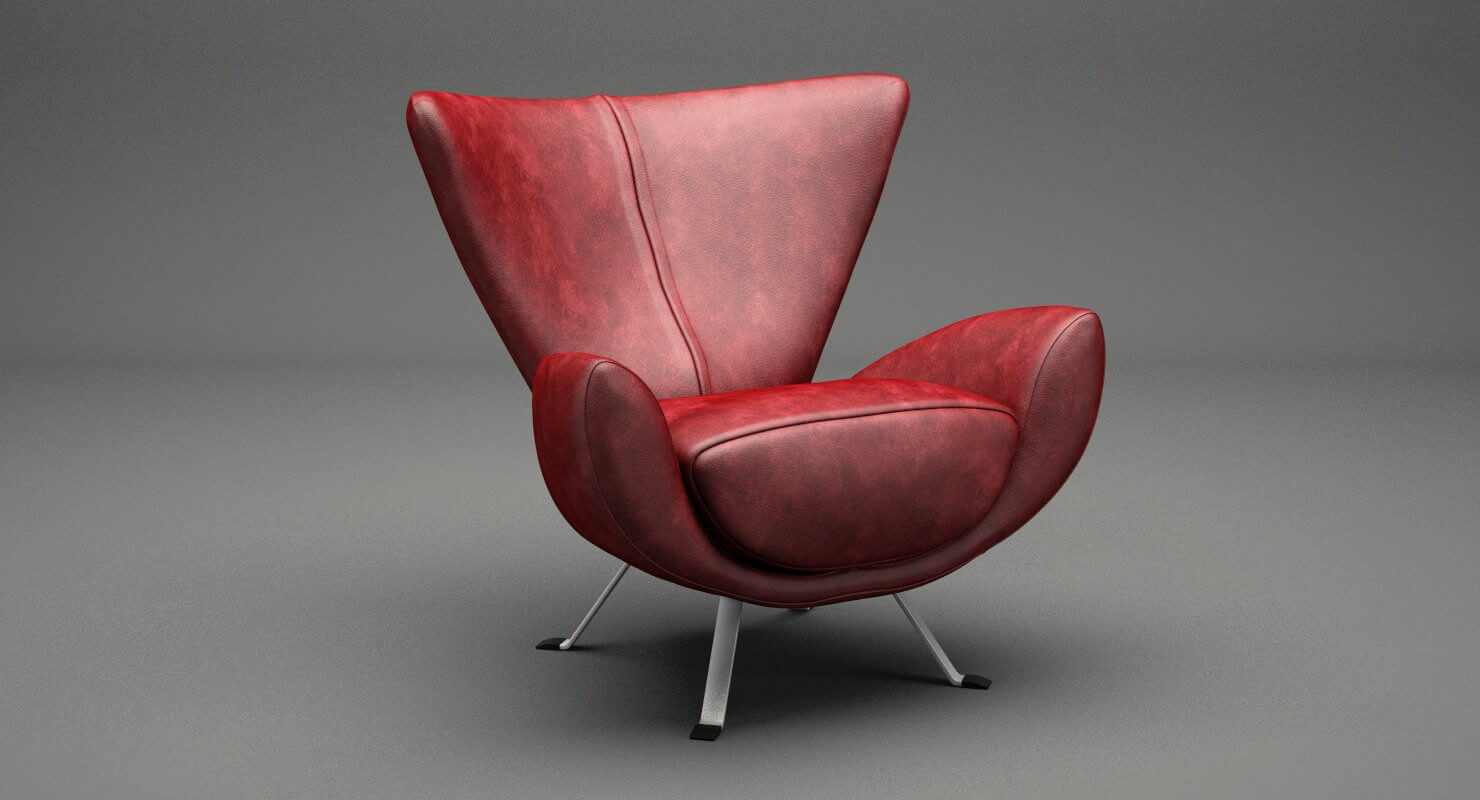 Armchair 001 - 3D Model by sky3dstudio