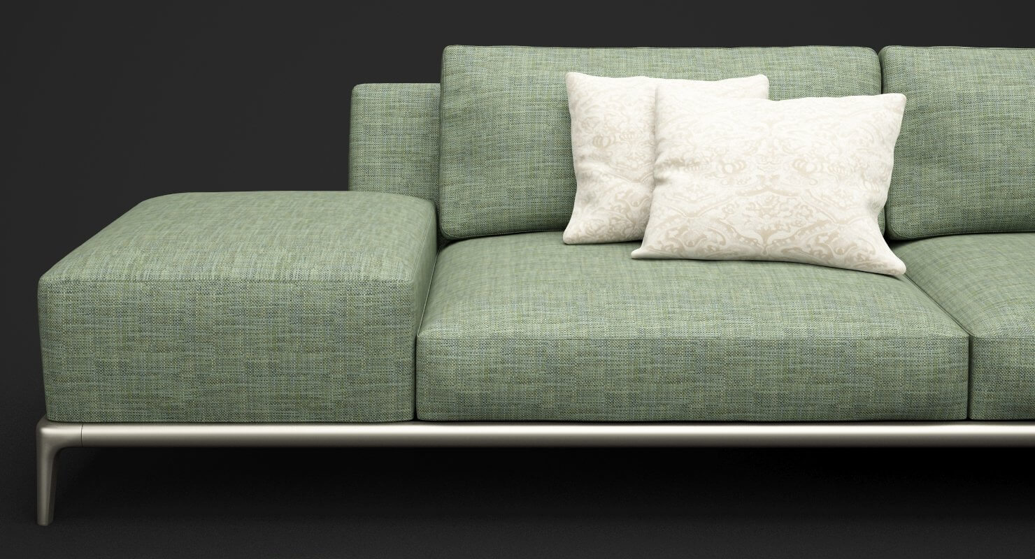 Realistic Sofa 003 - 3D Model by sky3dstudio