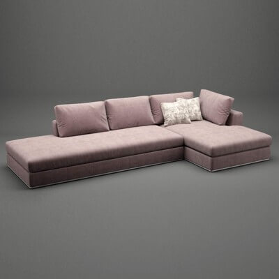 Sofa 002 - 3D Model by sky3dstudios