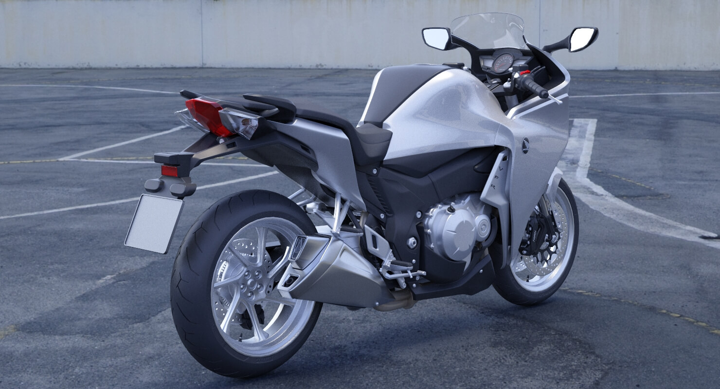 2015 Honda Vfr 1200F - 3D Model by sky3dstudios69