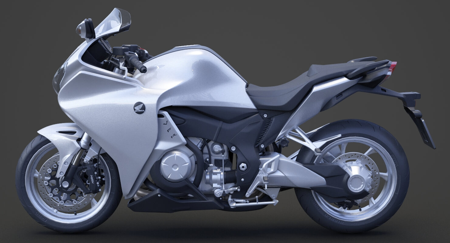 2015 Honda Vfr 1200F - 3D Model by sky3dstudios69