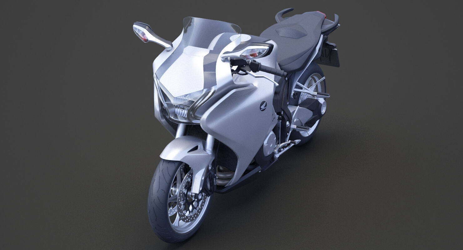 2015 Honda Vfr 1200F - 3D Model by sky3dstudios69